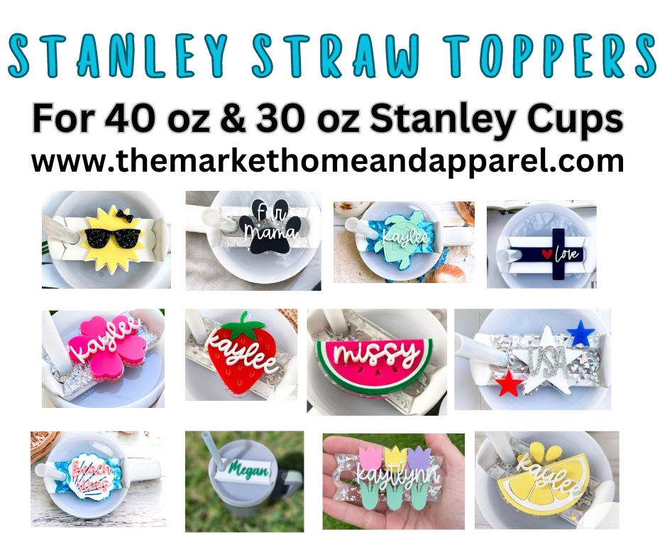 Stanley Straw Toppers - Drink Charms – Create It